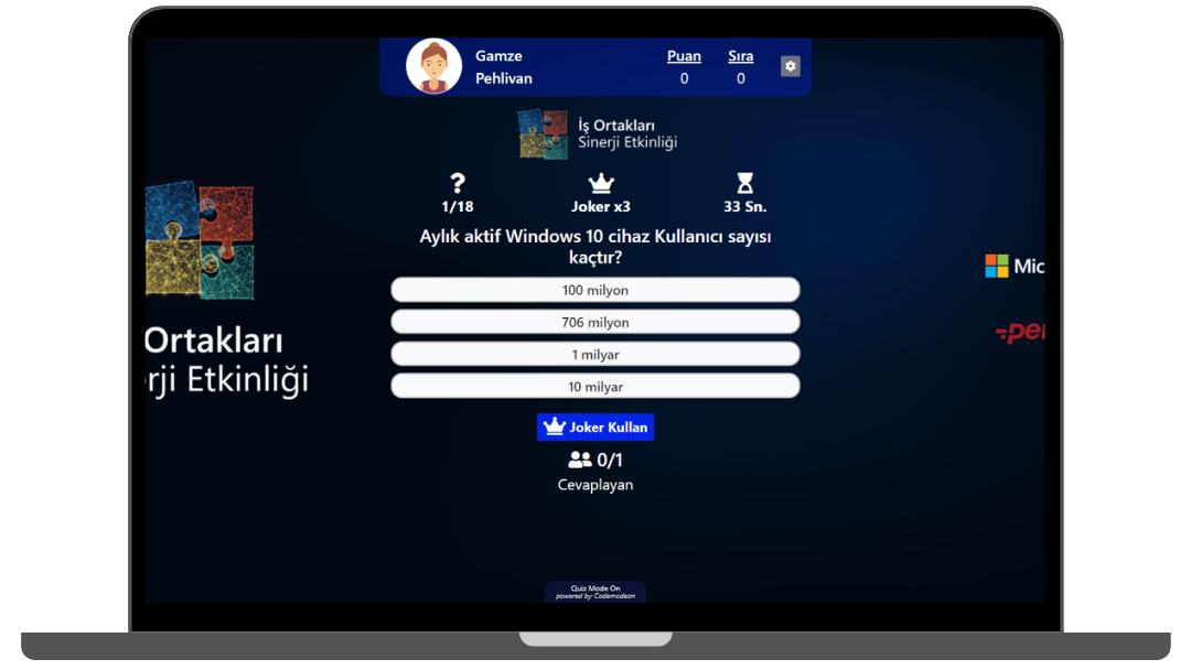 Quiz Mode On - İşin Eğlencesi